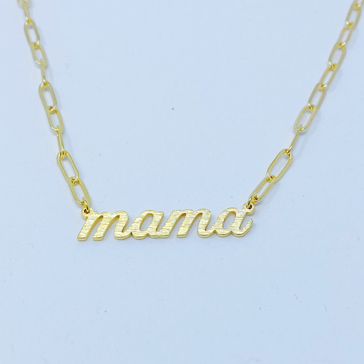 Mama Link Chain Necklace – Nicoletta Carlone