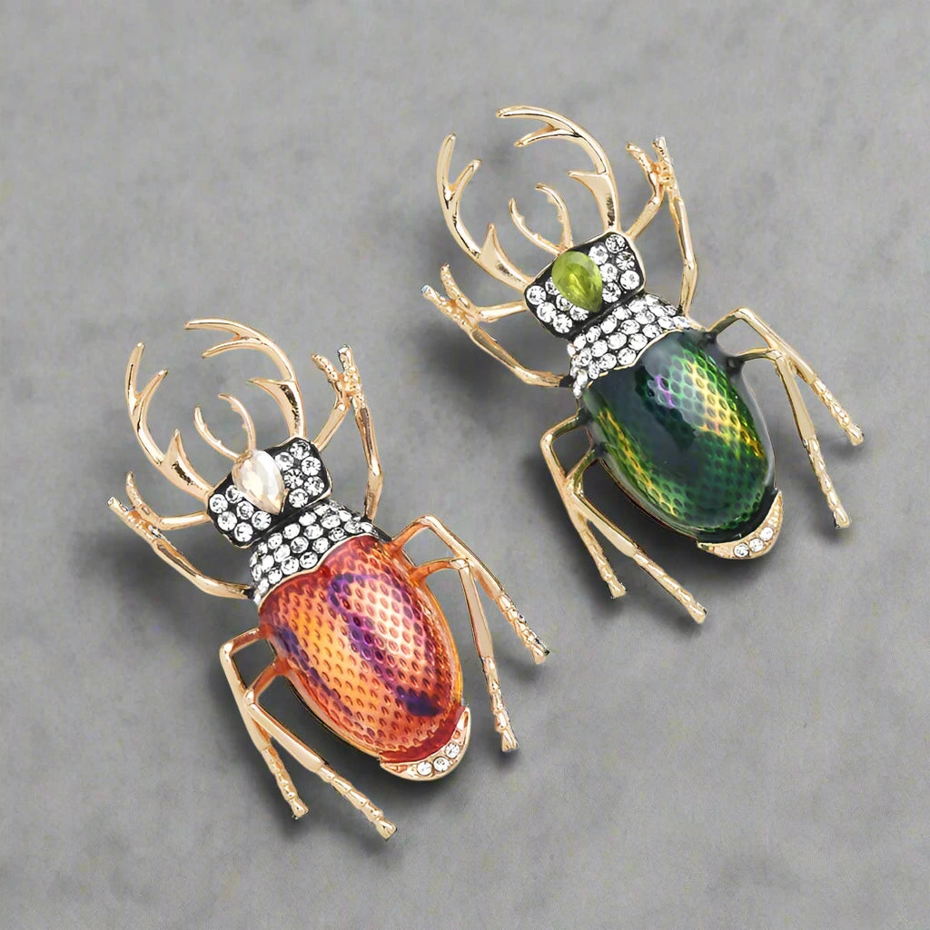 "Amunira" Beetle Brooch – Nicoletta Carlone